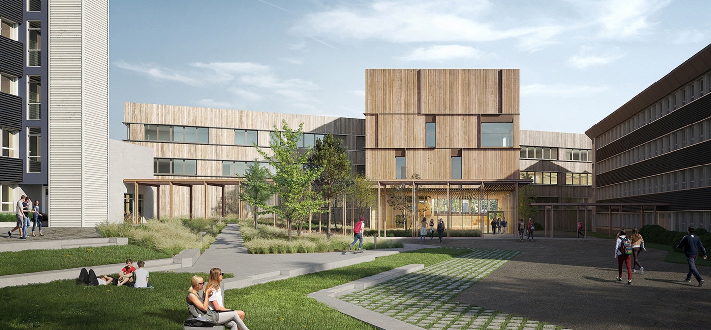 Lycée Jean Rostand, Caen — Atelier des Deux Anges